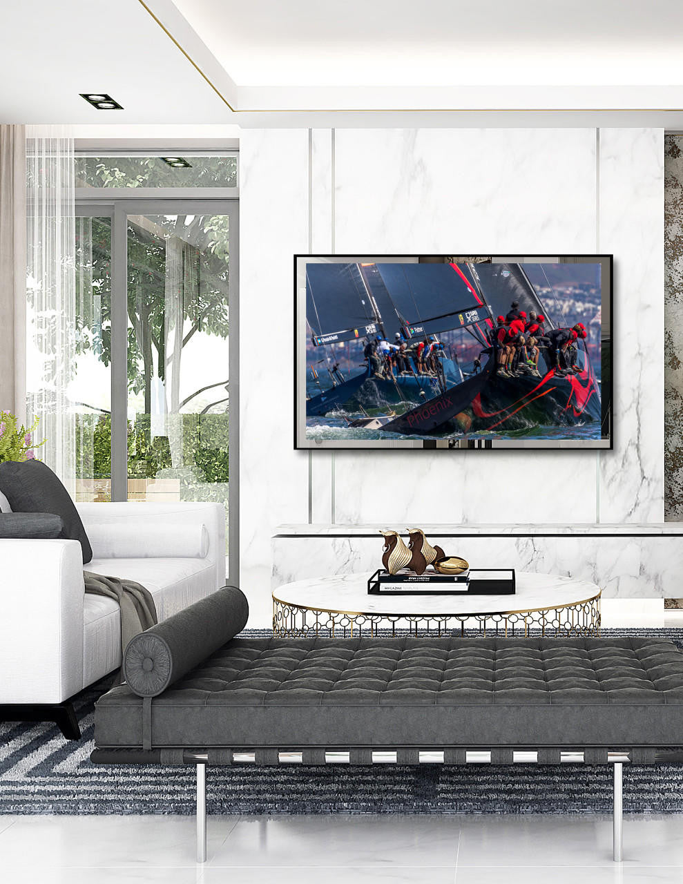 Eclipse Clear Black 22.5 Inch Flat Screen Television Cover | Lighting ...